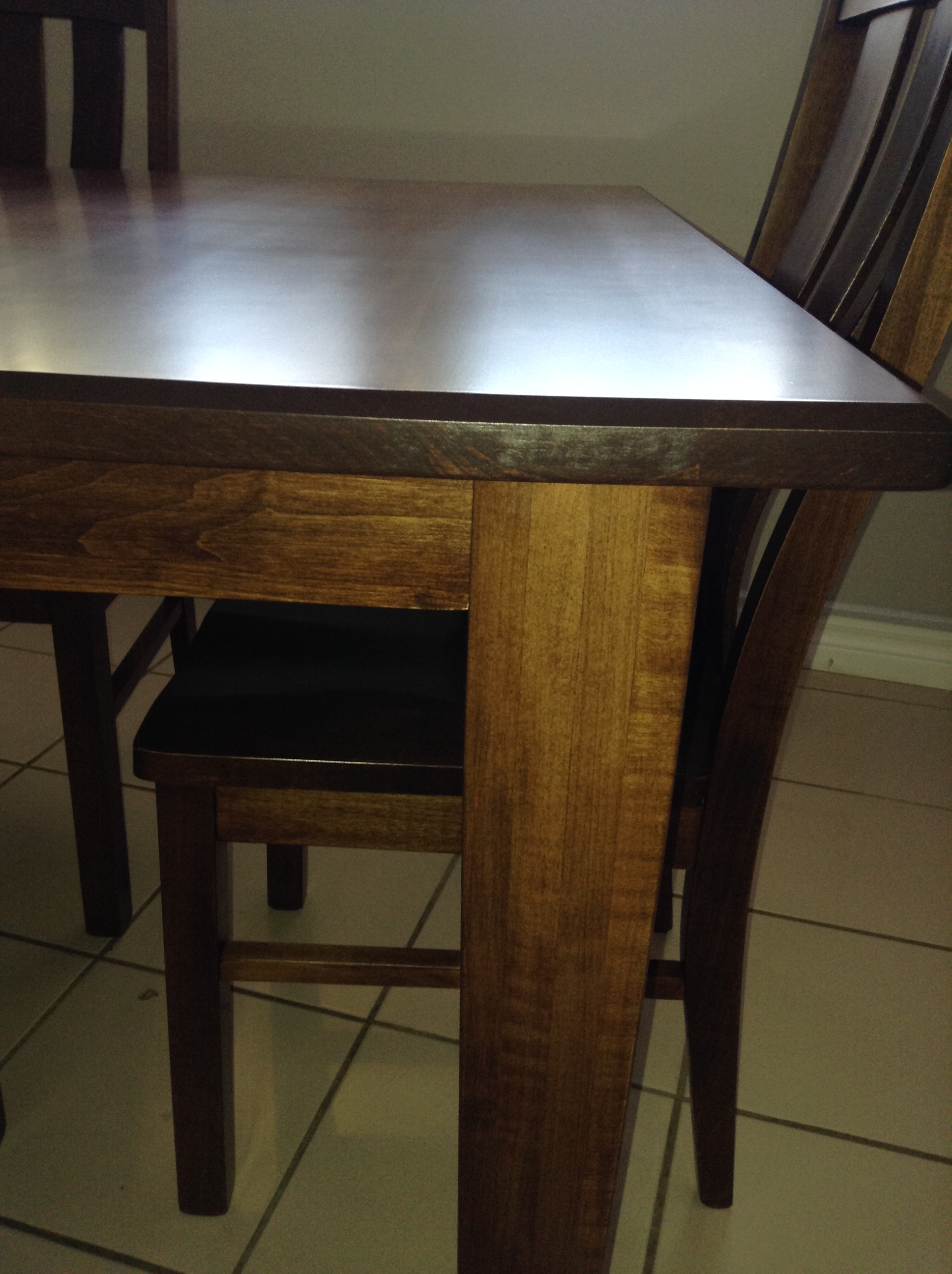 Coffee Stained Traditional Post Legs – Simplicity's Edge